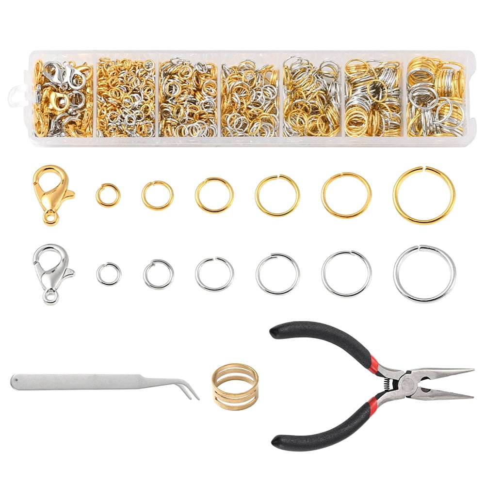 1Set DIY Jewelry Making Finding Kit Including Zinc Alloy Lobster Claw ...