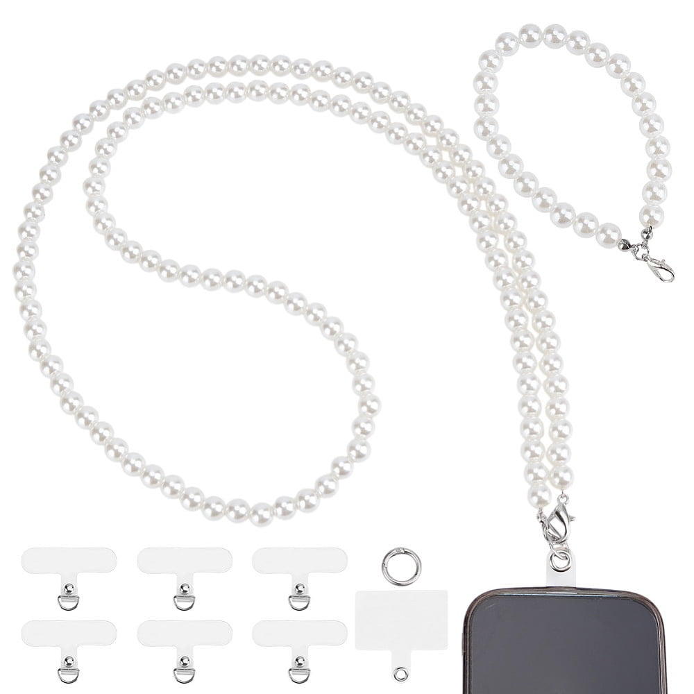 1Set DIY Mobile Accessories including ABS Imitation Pearl Beaded Purse ...