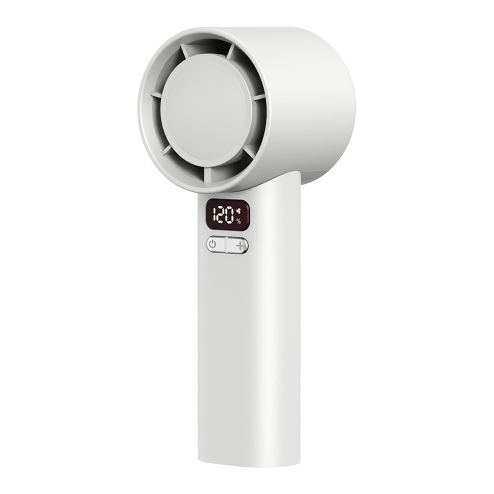 1Set Digital Display Portable Handheld Fan, Speed 1-120 Adjustable ...