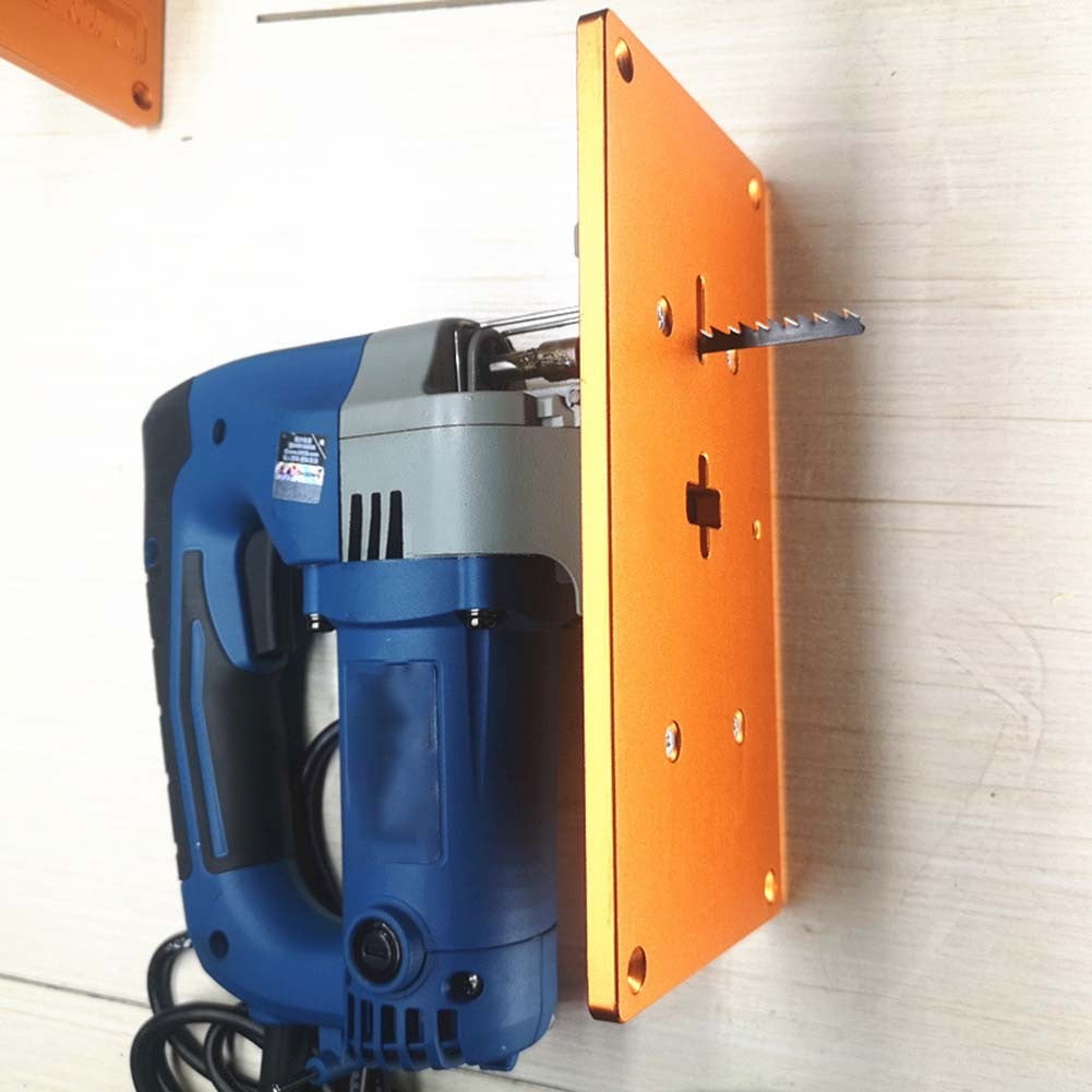1Set Electric Jig Saw Inverted Board Aluminum Alloy Router Table Insert ...