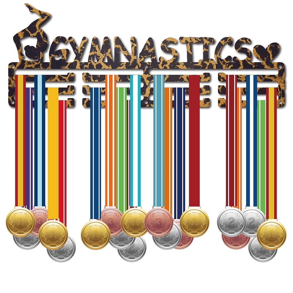 1Set Fission Pattern Iron Medal Hanger Holder Display Wall Rack with ...