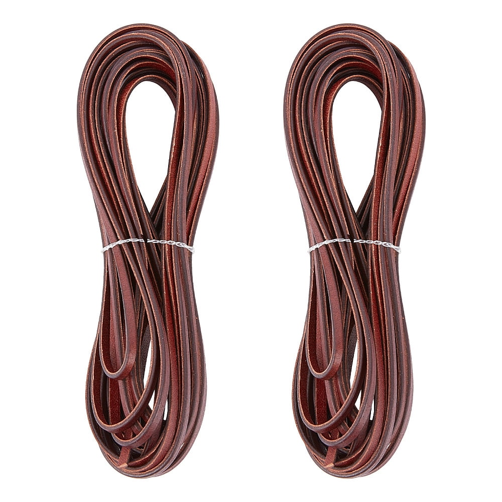 1Set Flat Leather Jewelry Cord Jewelry DIY Making Material Coconut ...