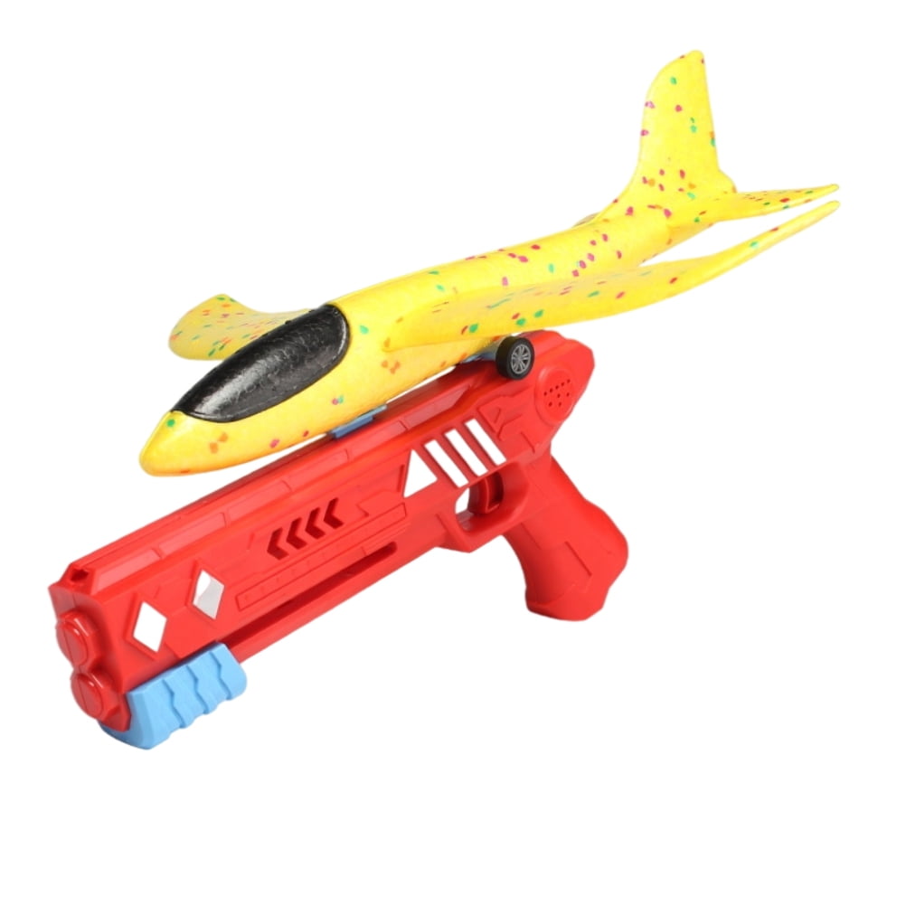 1Set Foam Catapult Airplane Children Outdoor Toy Hand Throwing Launcher ...