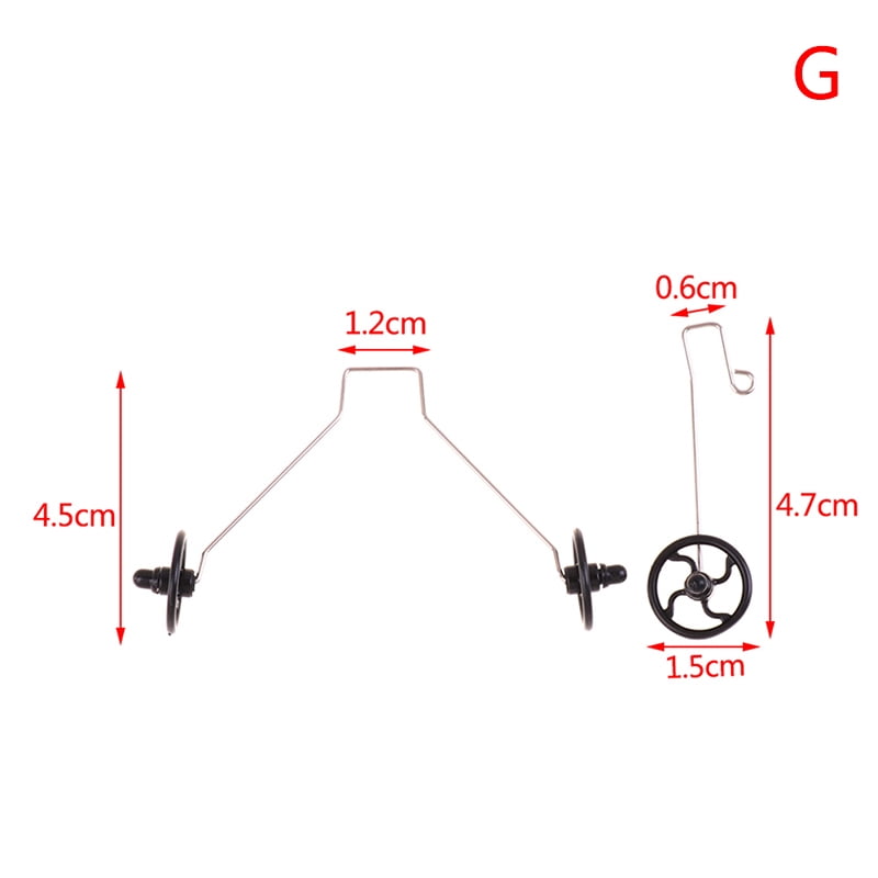 1Set Foam Hand Throwing Glider Landing Gear Kit with Wheel Airplane ...