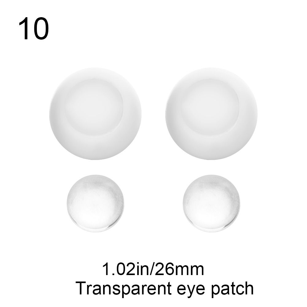 1Set High Quality Accessories Half Round Eyeball Toy Transparent&Black ...