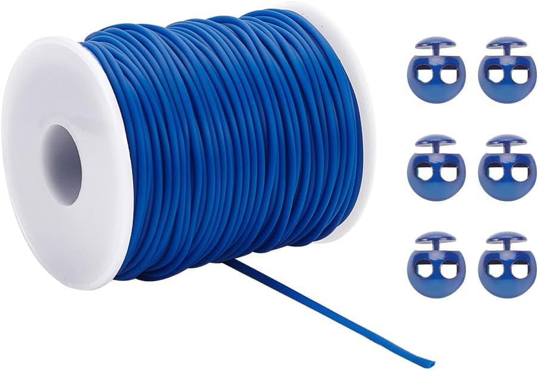 1Set Hollow Pipe PVC Tubular Synthetic Rubber Cord Wrapped Around White ...