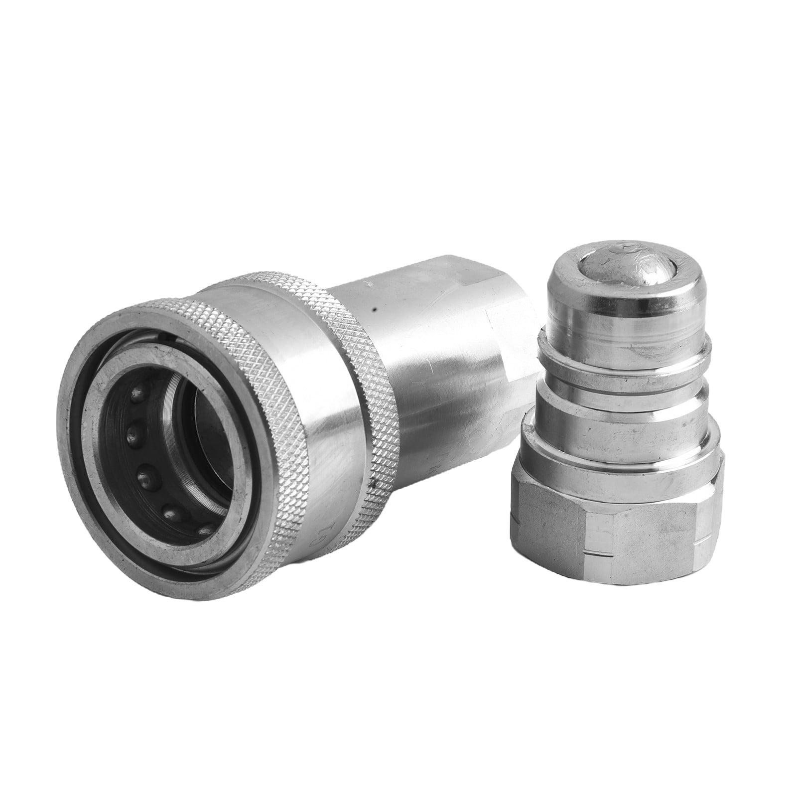 1Set Hydraulic Coupling Closed Type Carbon Steel Quick Connector With ...