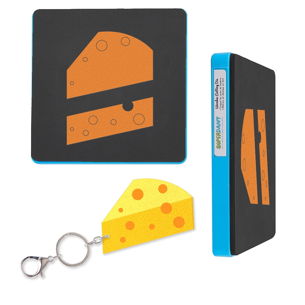 1Set Leather Keychain Cutting Dies Cheese Key Ring Organizer Die Cutter ...