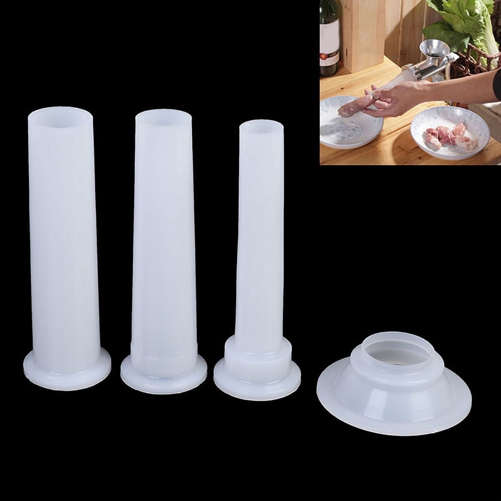 1Set Meat Grinder Sausage Stuffer Filling Tubes Funnels Nozzles for ...