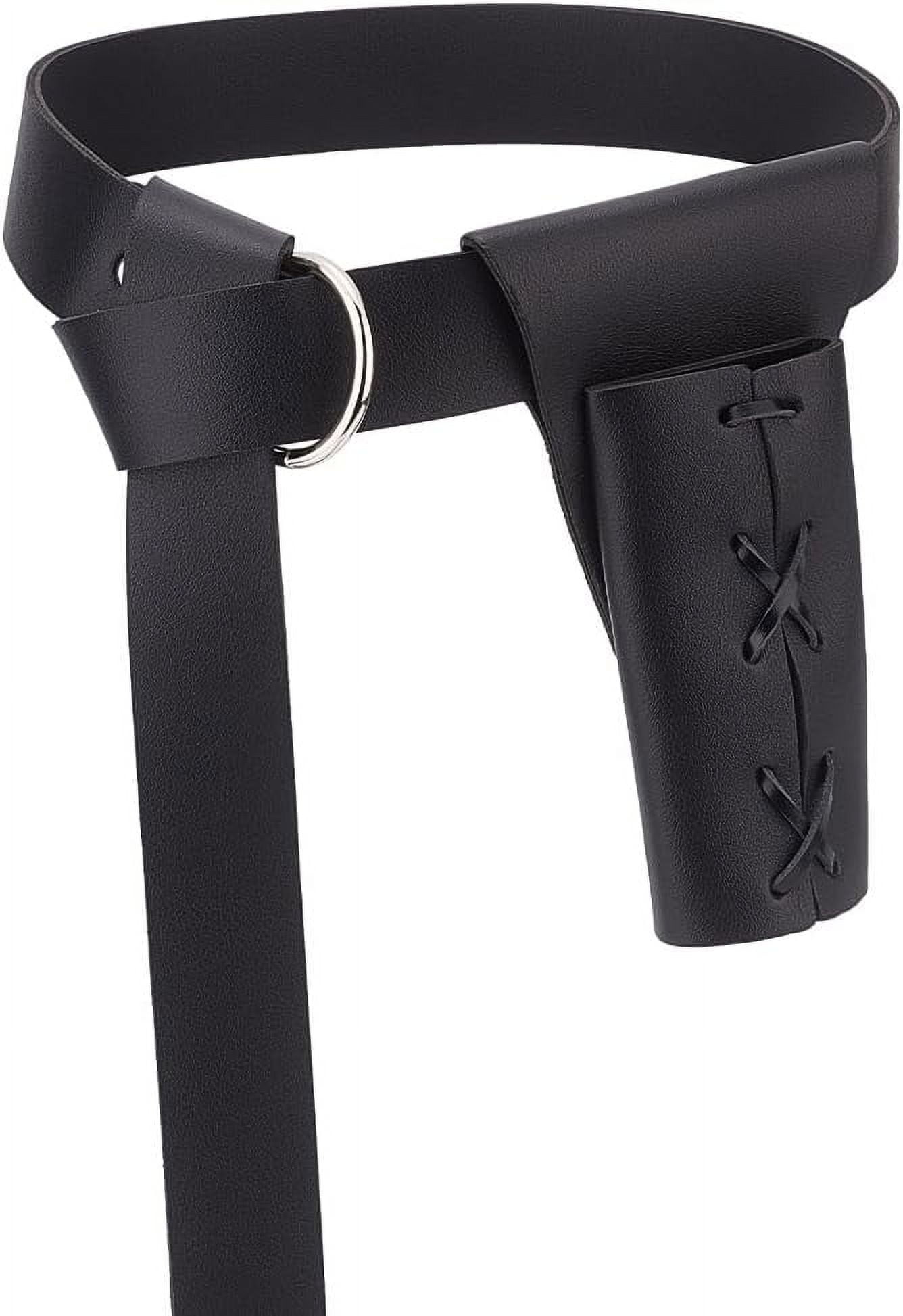 1Set Men's PU Leather Belt Sword Dagger Frog Case Sword Holster Waist ...