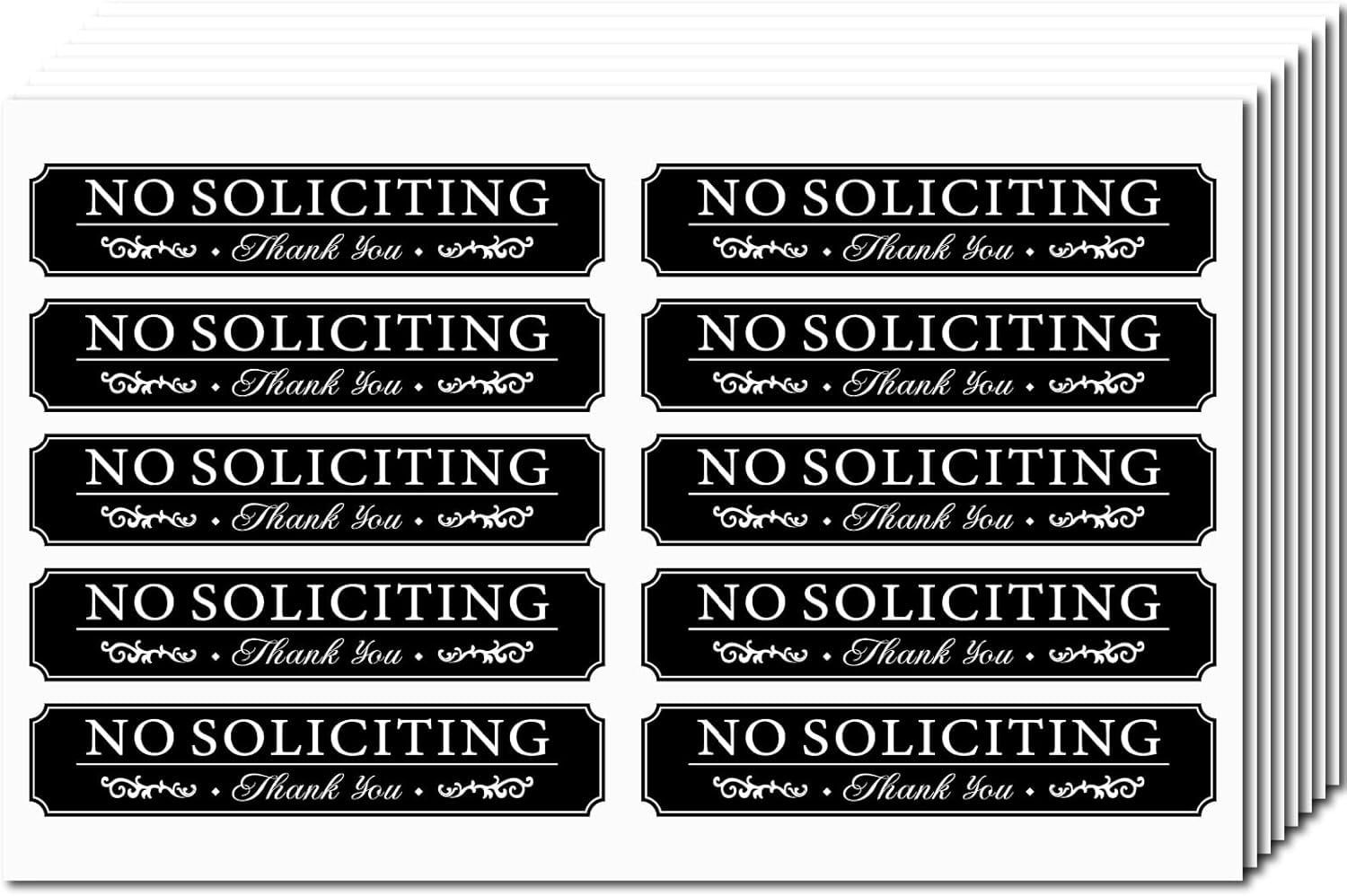 1Set Mini PVC Coated Self Adhesive Warning Sign Safety Sign Decals Word ...