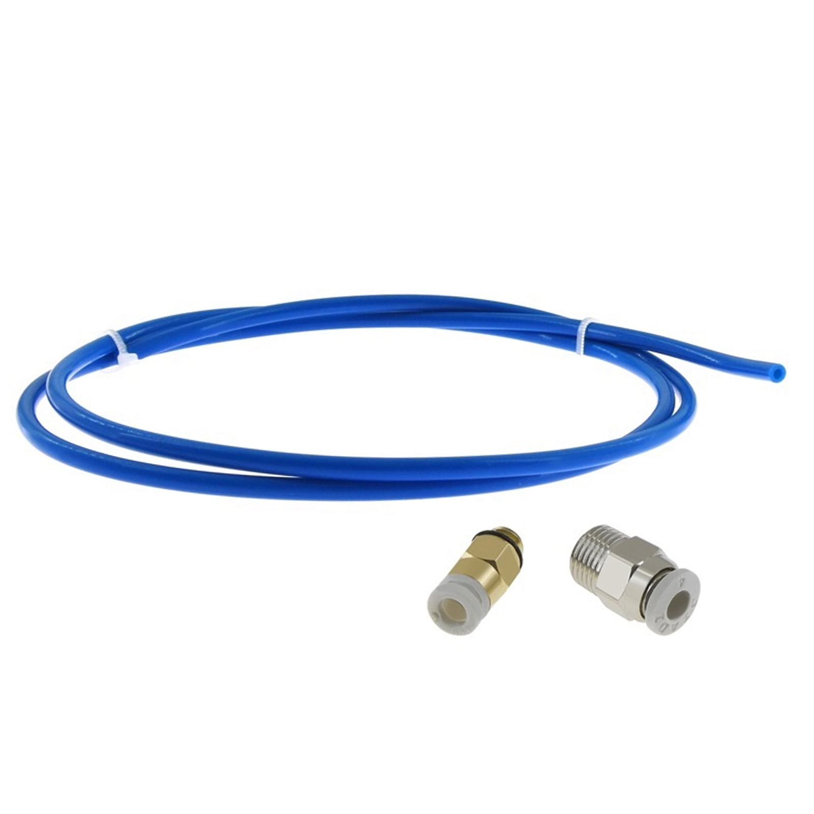 1Set PTFE Tube Blue PTFE Tubing (1M) with PC4-M6 Fitting and PC4-M10 ...