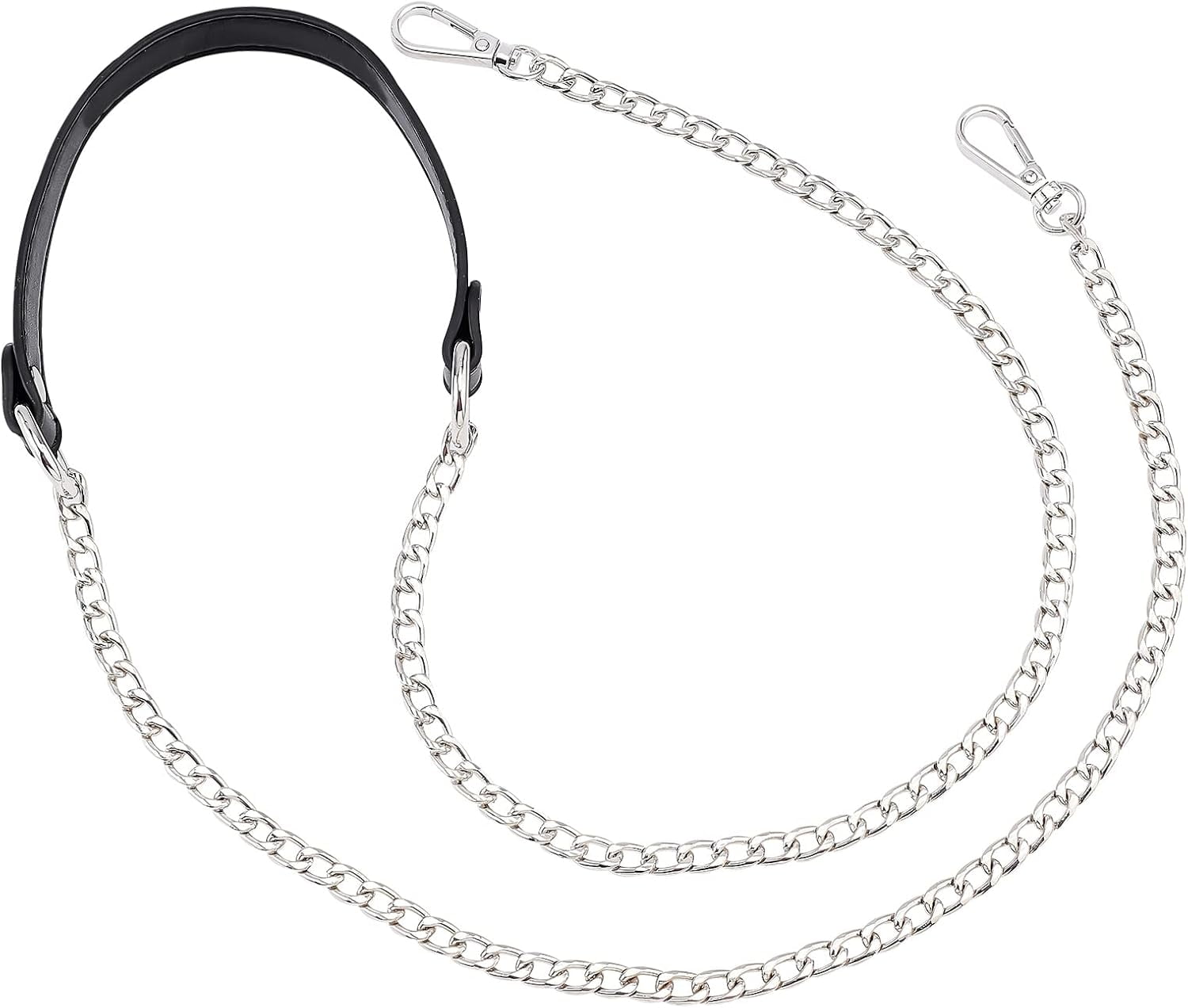 1Set PU Leather Bag Straps 122x2.4cm Handbag Chain Handles Replacement ...