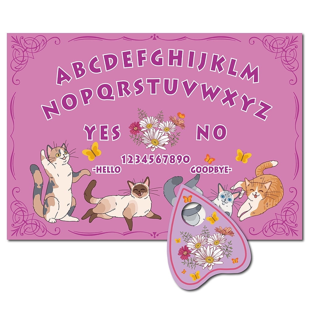 1Set Pendulum Dowsing Divination Board Set Wooden Spirit Board Black ...