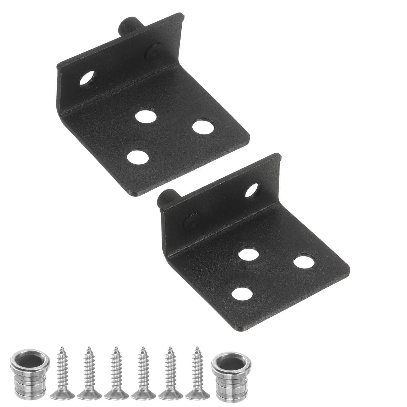 1Set Pivot Hinge, 35 x 32 mm Concealed Shaft Door Hinges with Bushing ...