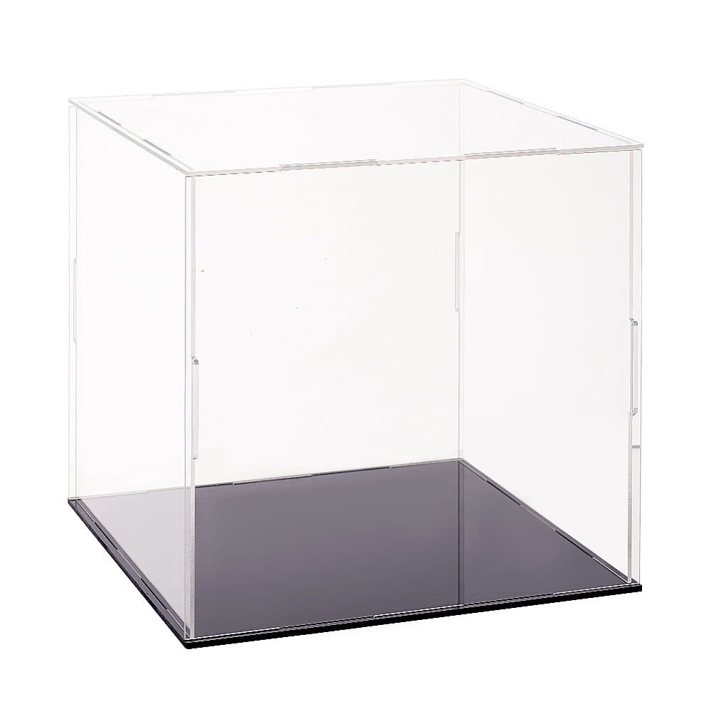 1Set Plastic Minifigure Display Cases 8.3x8.3x8inch Clear Dustproof ...