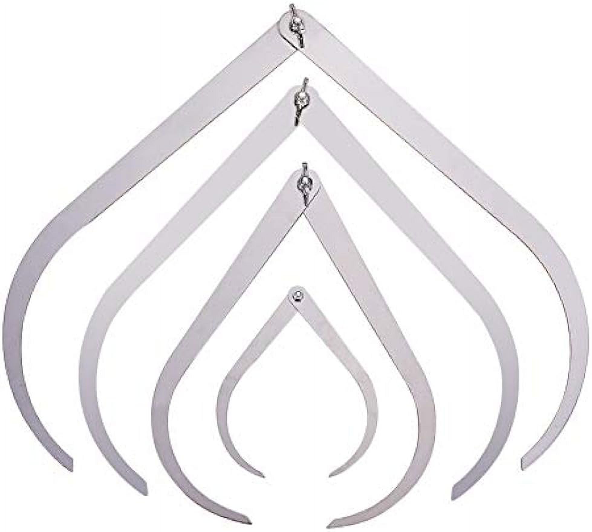 4pcs Pottery Calipers Platinum Bent-Leg Stainless Steel Caliper Ceramic ...