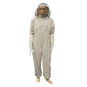 XL Professional Cotton Full Body Beekeeping Bee Keeping Suit, with Veil ...