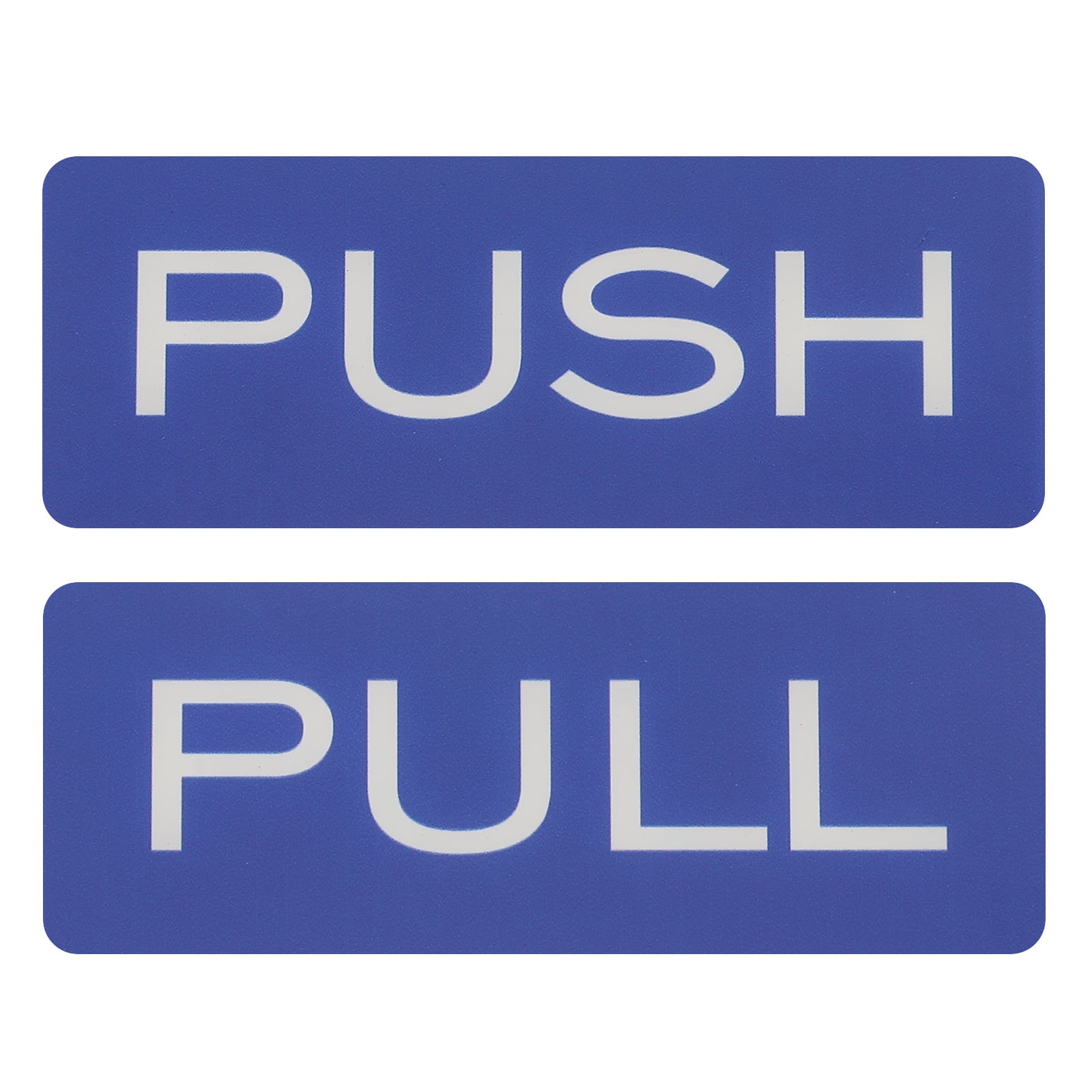1Set Push Pull Door Stickers, 4.7in Push and Pull Signs Plate Acrylic ...