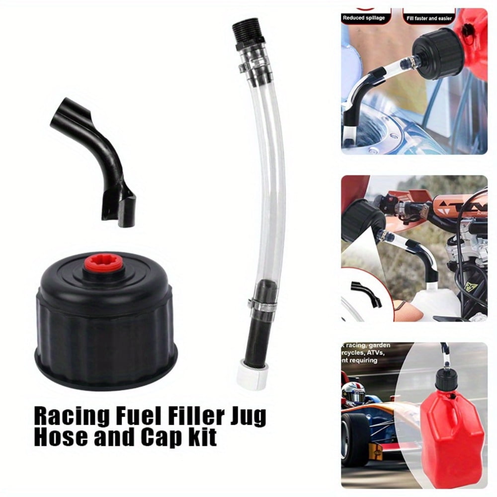 1Set Racing Fuel Jug Hose and Cap kit, Racing Fuel Jug Cap for VP ...