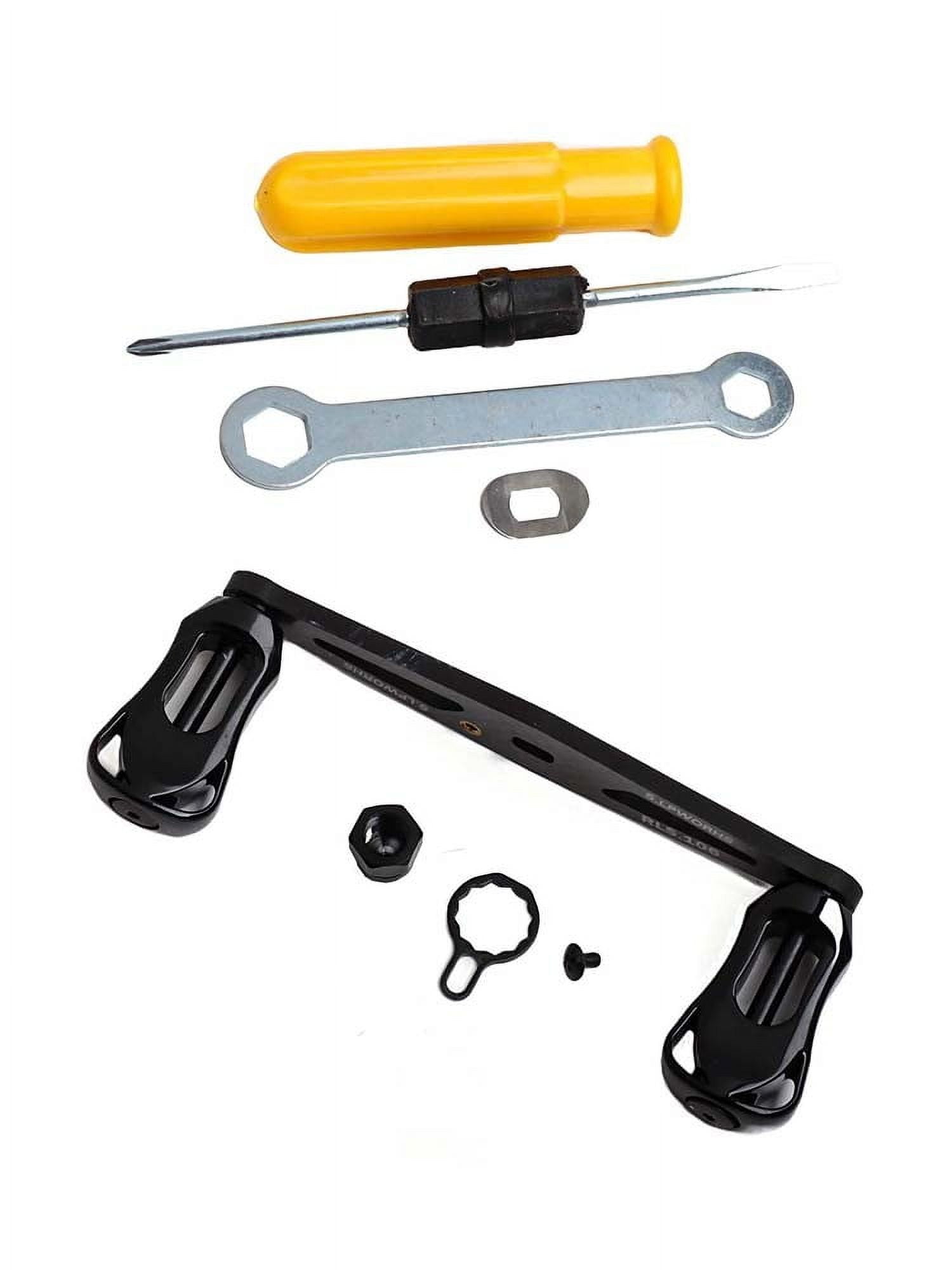 1Set Rocker Handle With Four Bearings FOR DAIWA- Straight Board Carbon ...