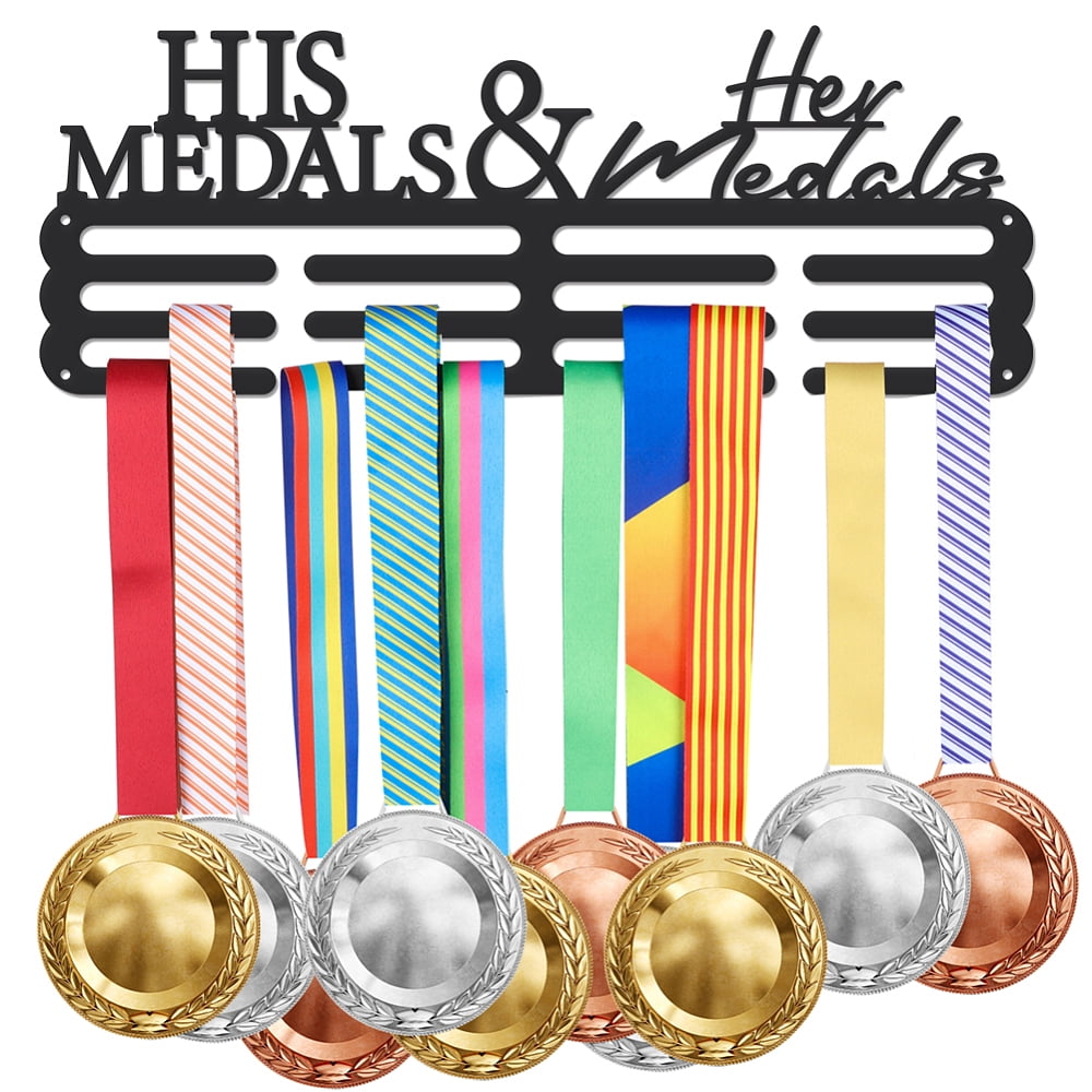 1Set Sports Theme Iron Medal Hanger Holder Display Wall Rack with ...