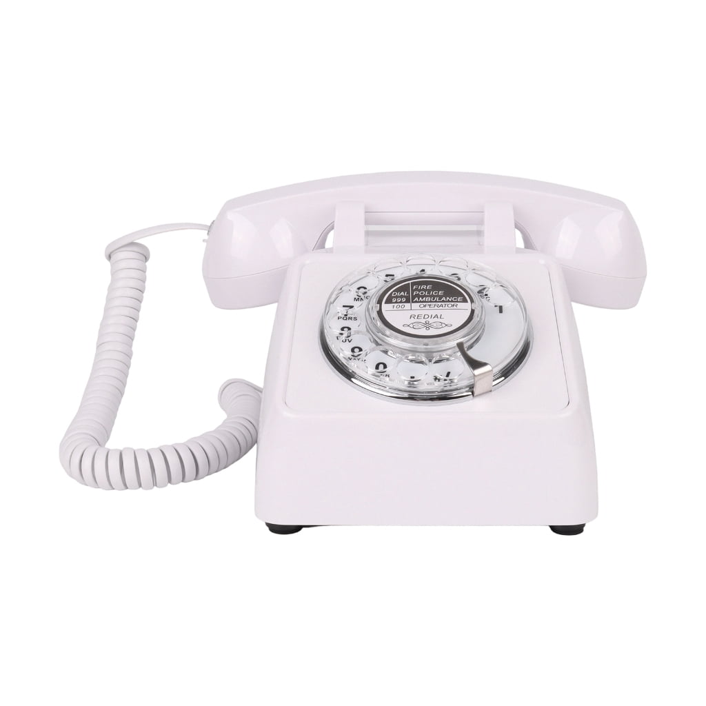 1Set Strong ABS Plastic and Metal Rotary Wheel Landlines Telephone and ...