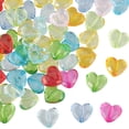 1Set Transparent Acrylic Beads Heart 16.5x18.5x9.5mm Hole: 2mm ...