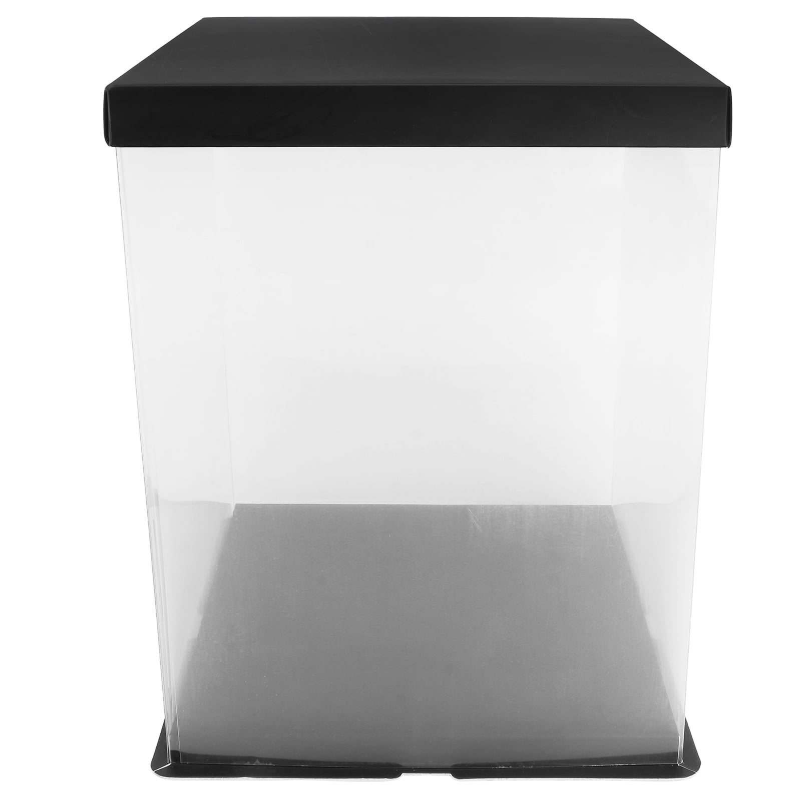 1Set Transparent Cake Storage Box Creative Heighten Baking Container ...