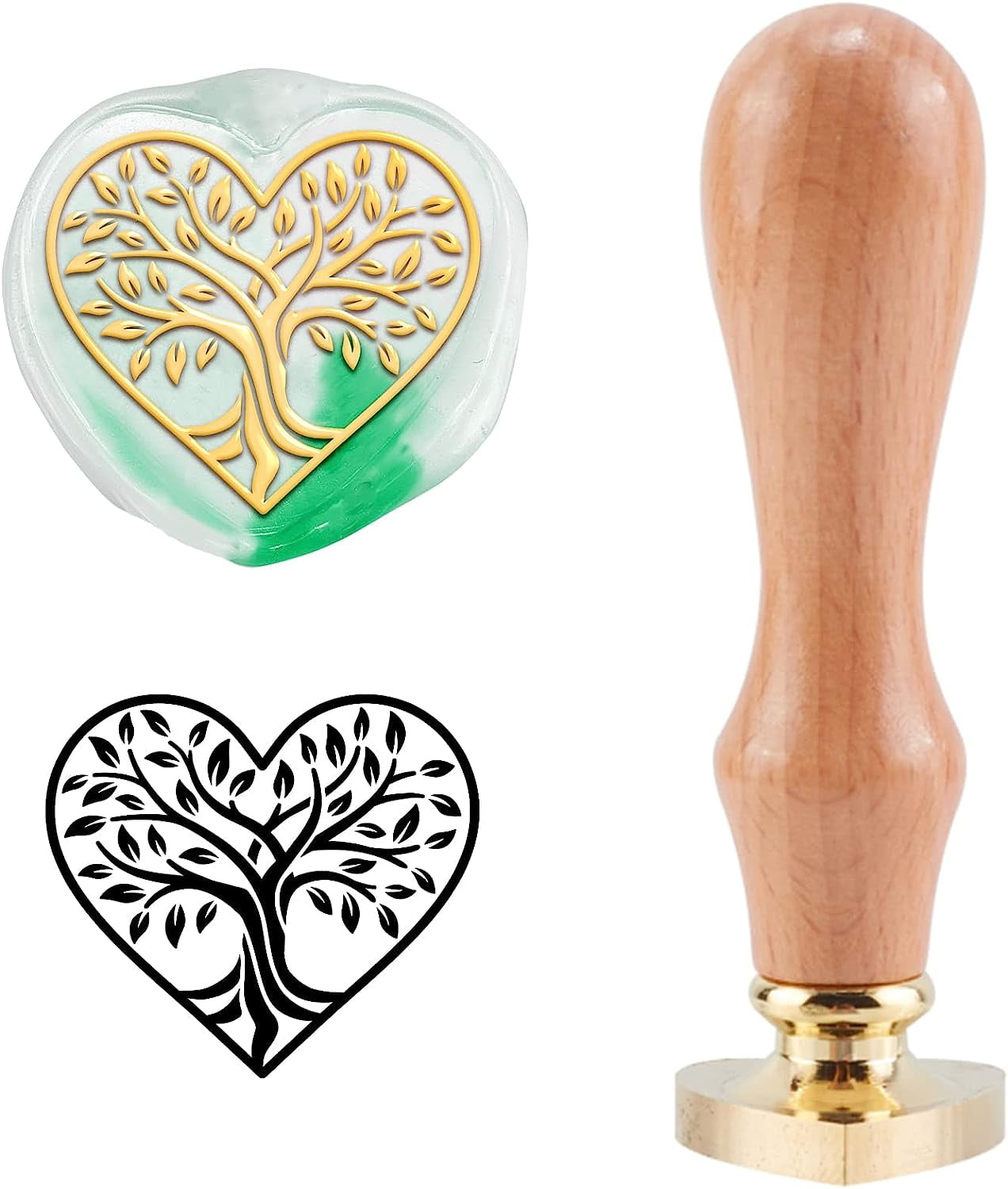 1Set Tree of Life Wax Seal Stamp Valentines Day Vintage Sealing Wax ...