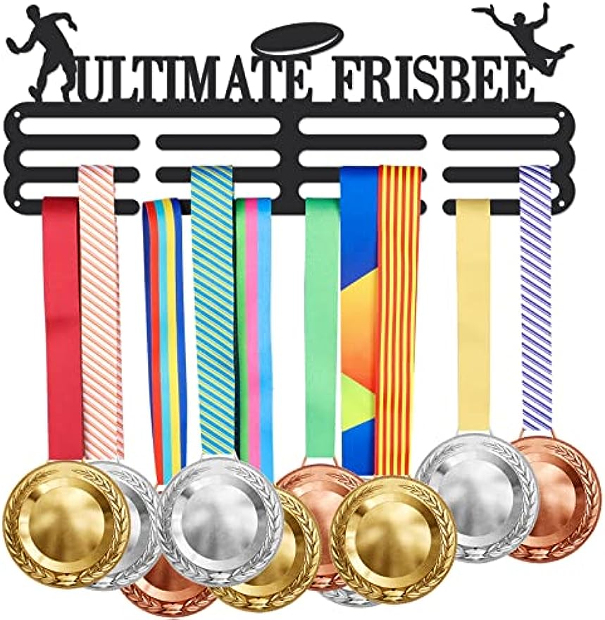 1Set Ultimate Frisbee Medal Hanger Display Ultimate Frisbee Medal ...