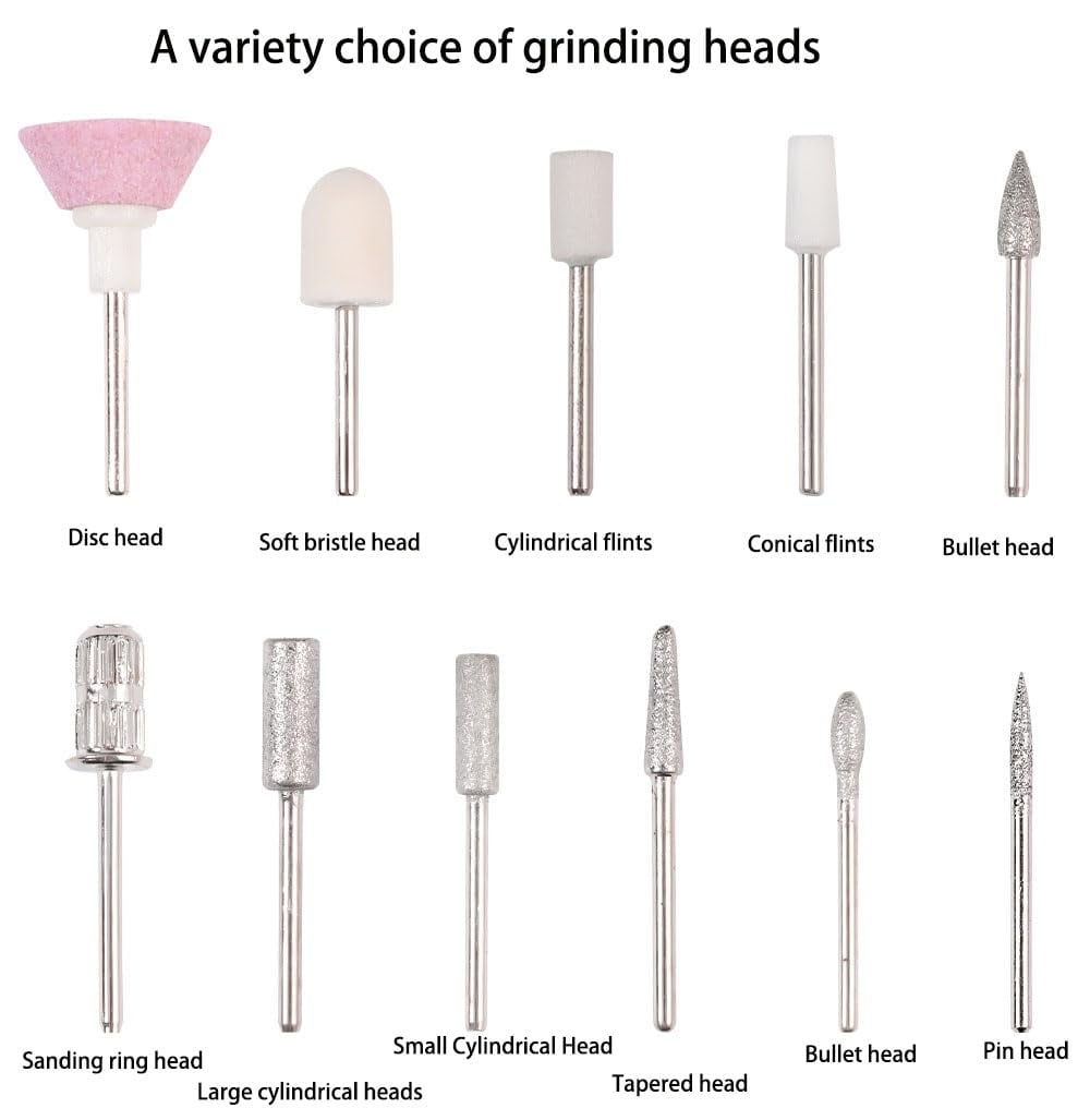 1Set Upgraded Professional Portable Electric Nail Drill, Compact ...