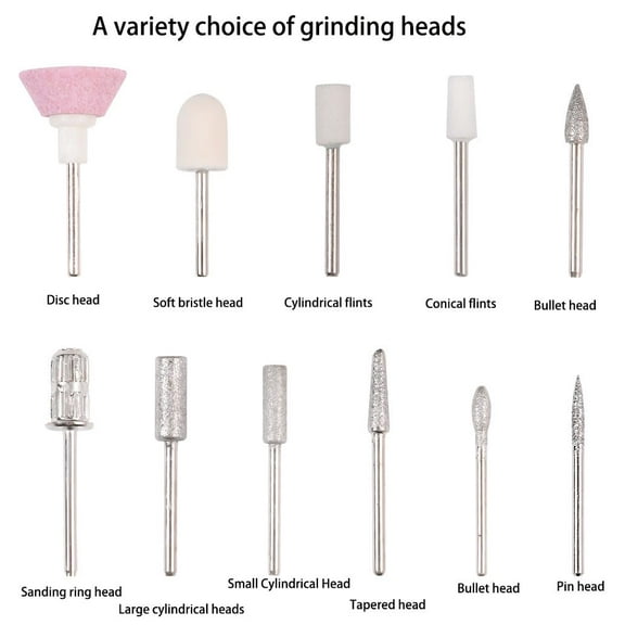 Beurer 10-piece Electric Nail Drill Kit, Manicure Tool for Toenails ...