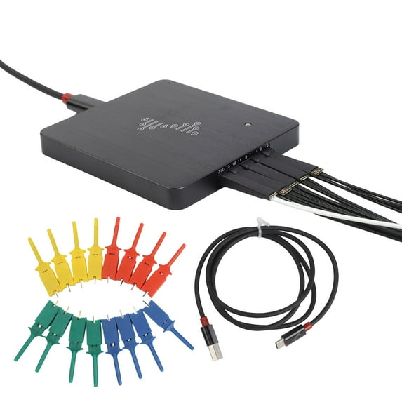 1Set Usb Logic Analyzer 16 Channels Dual-Mode 400Mhz Sampling Rate 16G ...