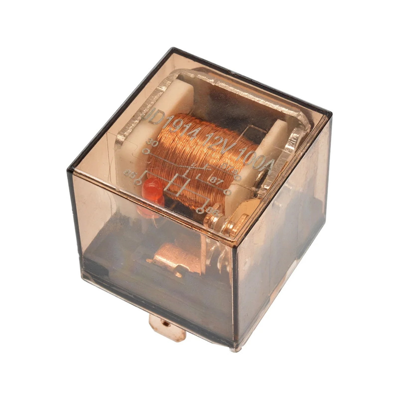 1Set Waterproof Automotive Relay Socket DC 12V 24V 5Pin 80A 100A Car ...