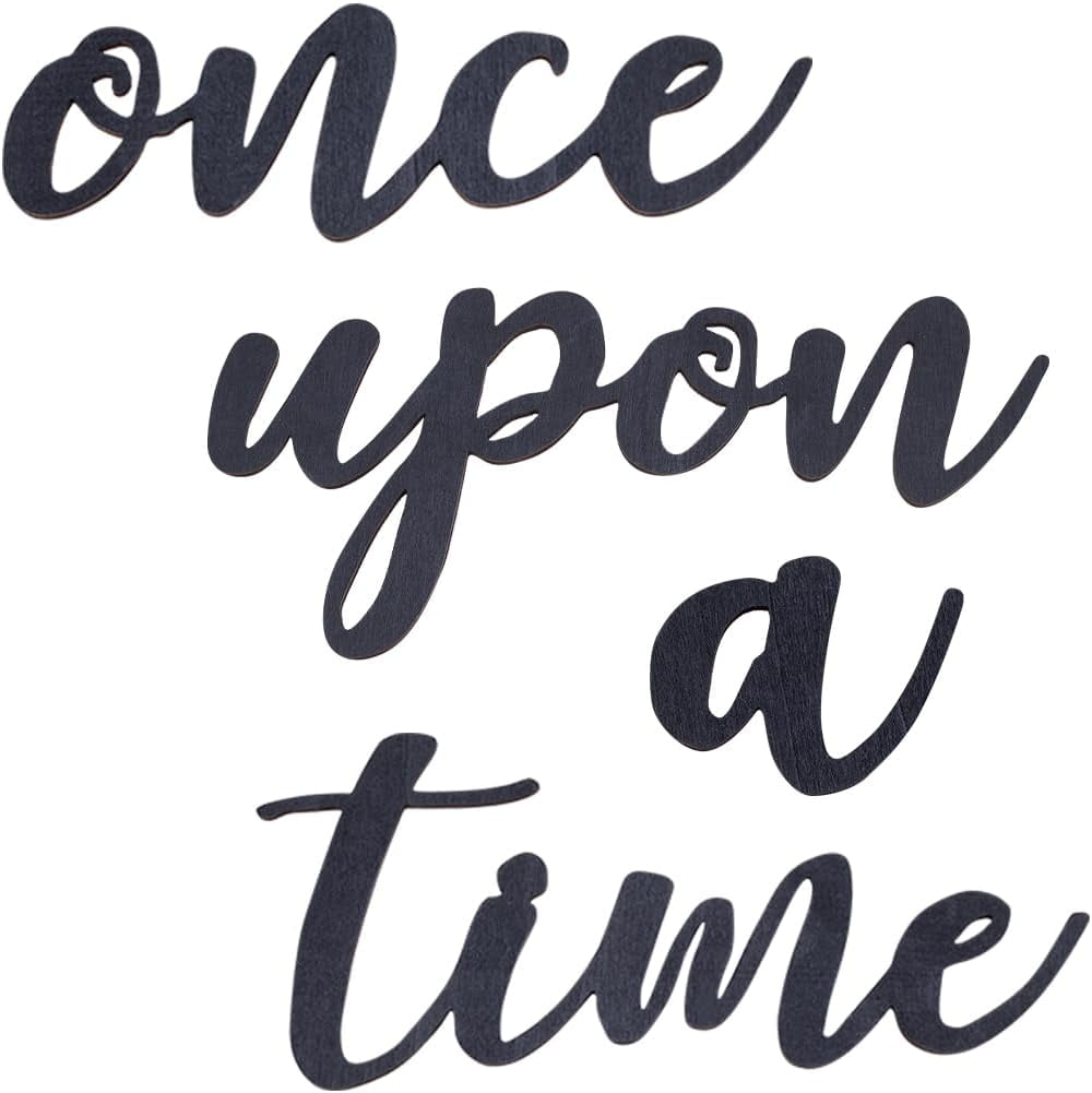 1Set Word Wood Crafts Word Cutout Wooden Sign Laser Wooden Sign ...