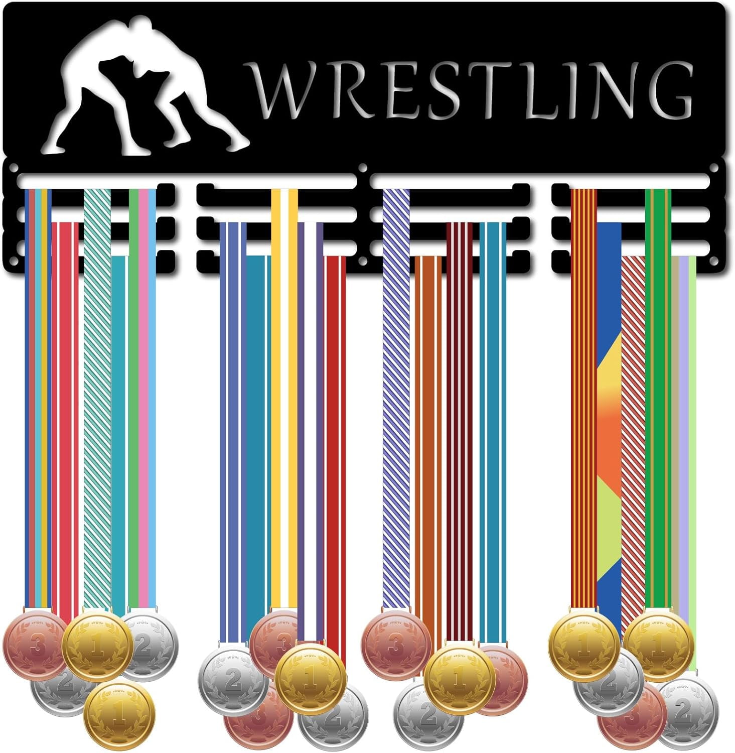 1Set Wrestling Medal Display Medals Hanger Holder Sports Awards Storage ...