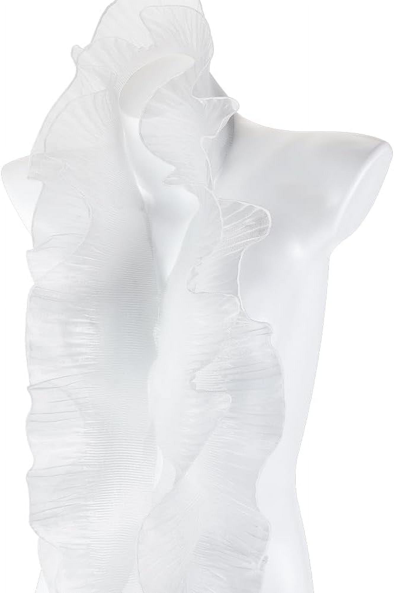 1Sets 10 Yards Retro Ruffle Pleated Chiffon Trim Sewing Lace Trim ...