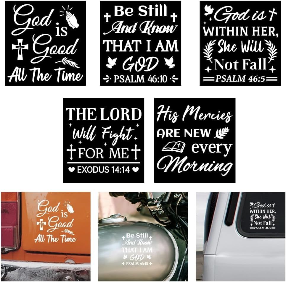 1Sets 5 Styles Bible Car Verse Vinyl Decal Stickers Funny Inspiration ...