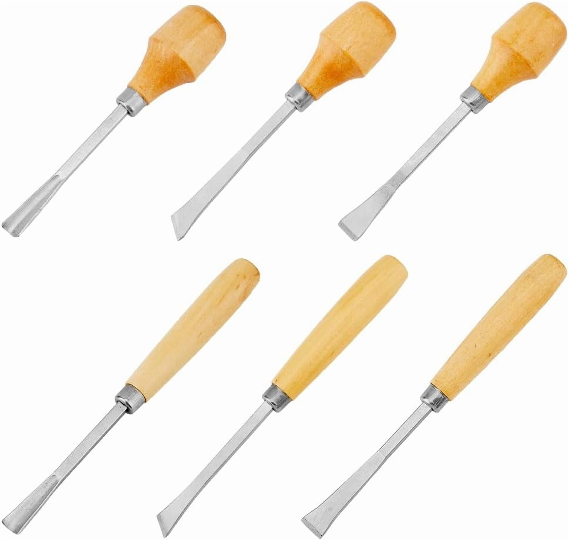 1Sets 6Pcs Stone Setting Tools Wood carving Hand Chisel Jewelry Stone ...