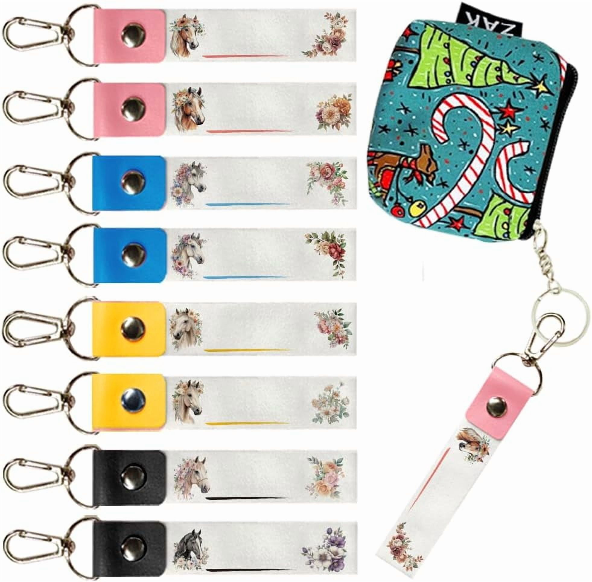 1Sets 8Pcs Personalized Name Tags Hooks 5.1x0.8 Inch Horse Theme ...