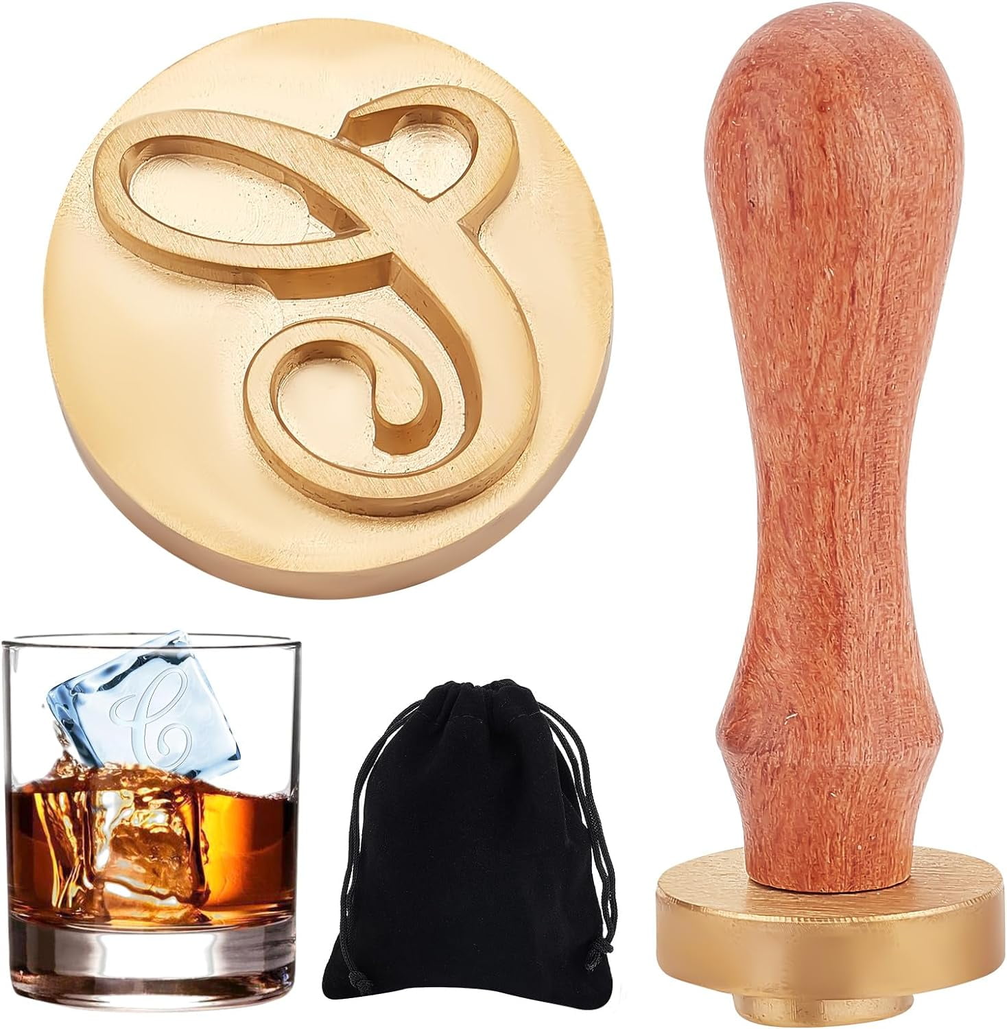 1Sets Ice Stamp Initials Ice Stamps Letter C 0.9 Inch Ice Cube Stamp ...