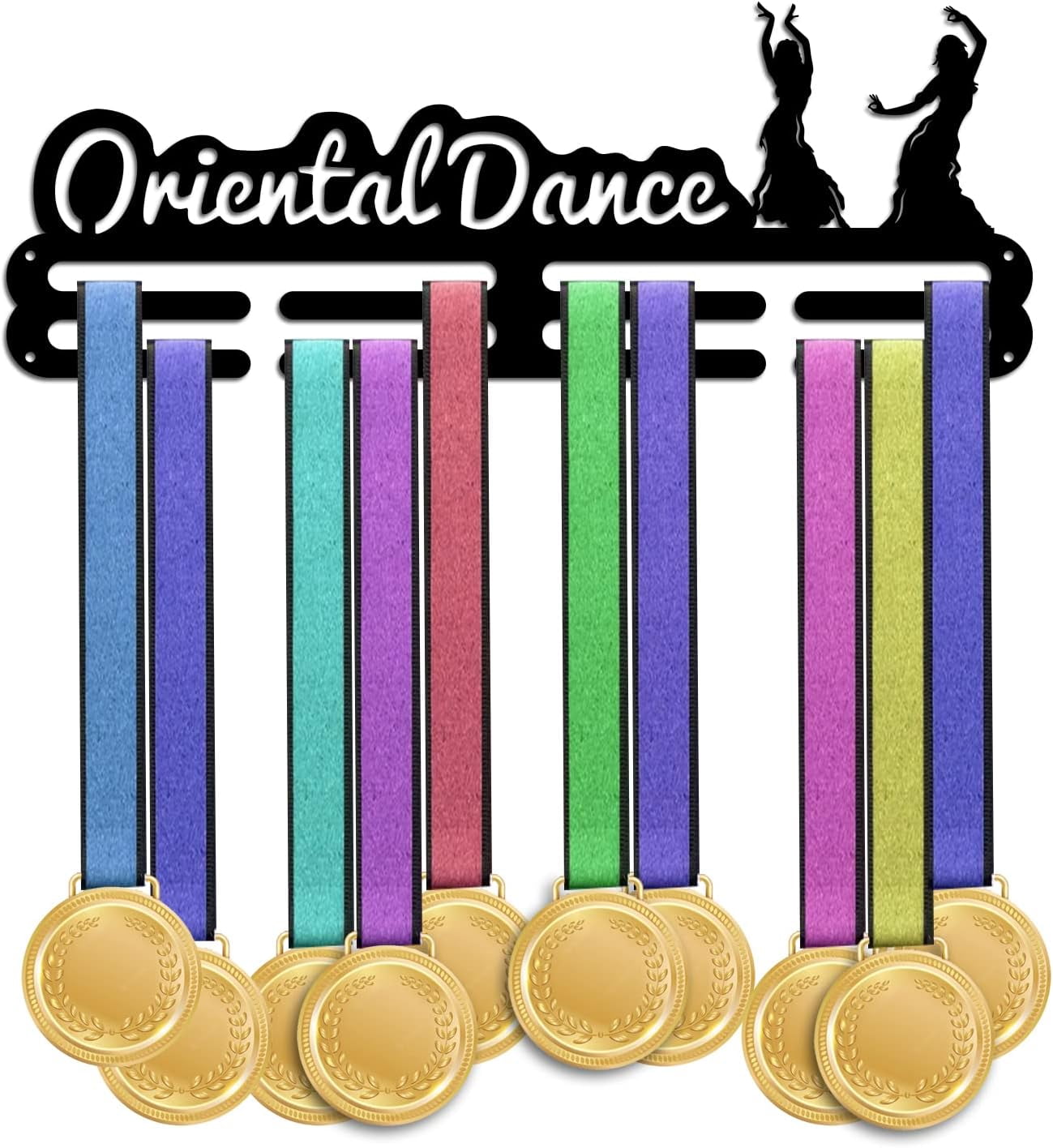 1Sets Oriental Medal Hanger Display Dance Medal Hooks Sports Medal ...