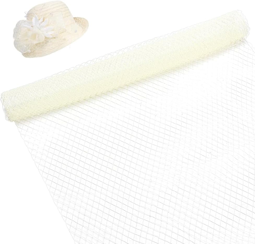 1Sheet 2.18 Yards Birdcage Veil Netting Fabric 17inch Wide Organza ...
