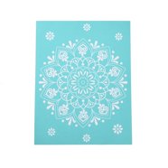2Pcs Self-Adhesive Silk Screen Printing Stencil Reusable Mesh Transfers ...