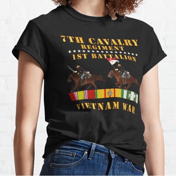 1St Battalion, 7Th Cavalry Regiment Vietnam War Wt 2 Cav Riders And Vn ...