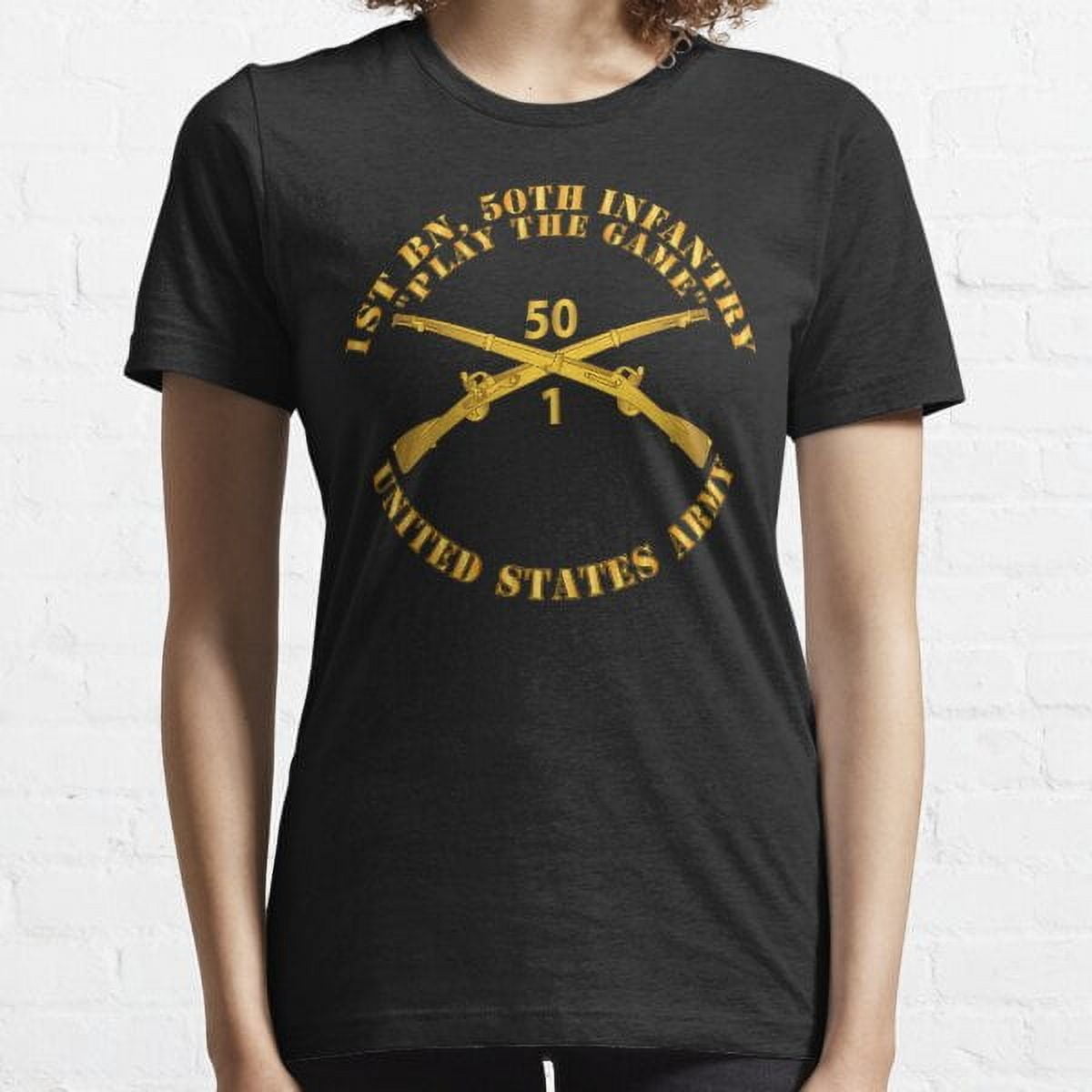 1St Bn, 50Th Infantry Play The Game W Infantry Br Essential T-shirt ...