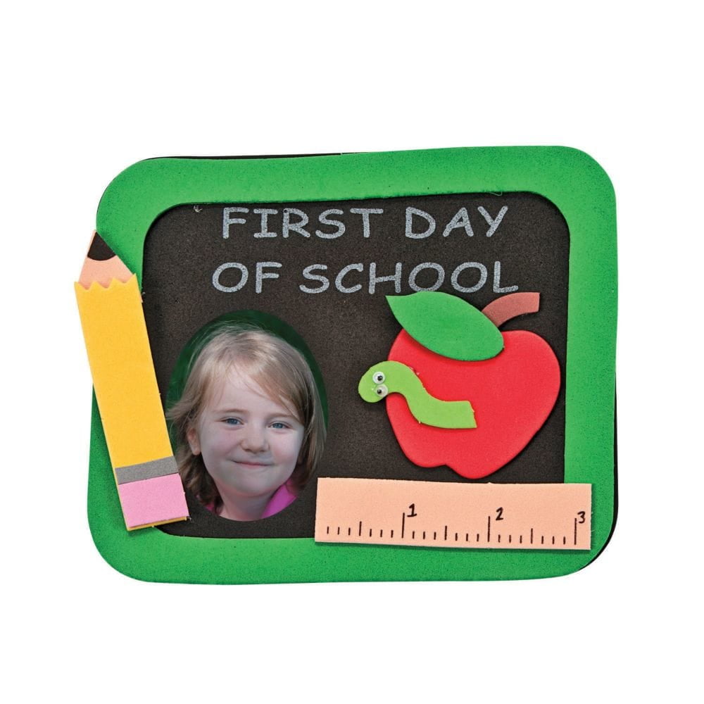 1St Day Of School Picture Magnet Craft K - Craft Kits - 12 Pieces ...