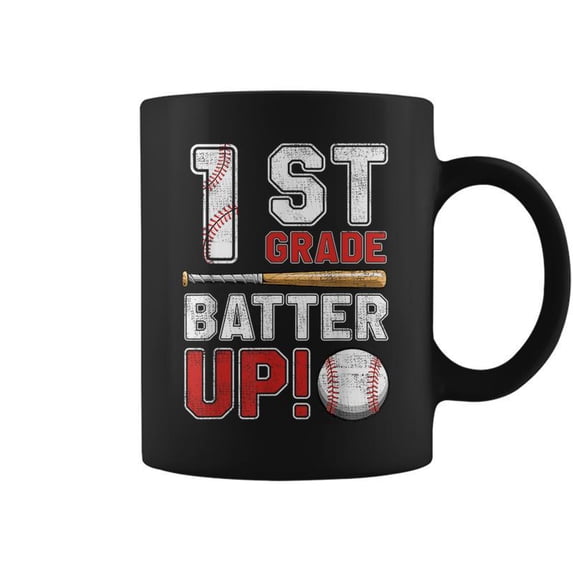 1St Grade Batter Up BasebFirst Grade Back To School Coffee Mugs ...