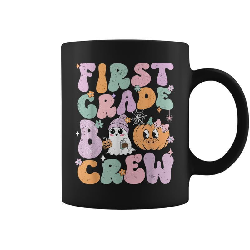 1St Grade Boo Crew First Grade Halloween Teacher Kid Coffee Mugs ...